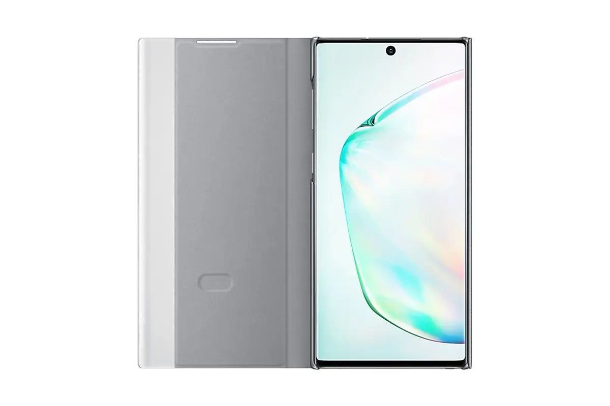 Samsung Clear view cover Note 10 Silver